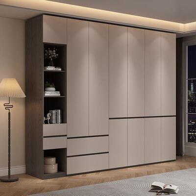 2205爆TOY款E厚NF级实木欧松板油灰加背板衣奶柜家用卧室耐用大衣