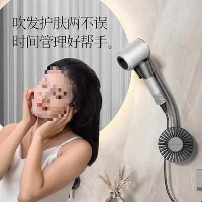 德国FZY懒吹风机支架室免打孔浴家用壁挂式免手人拿85925吹电风置