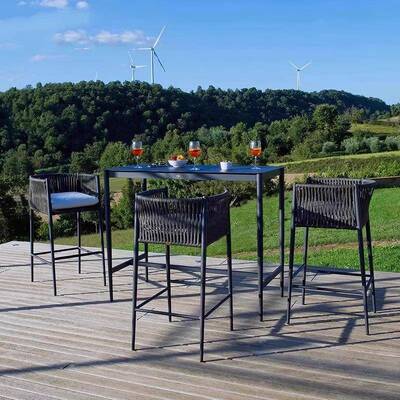 户外休桌椅组合套装院别庭墅阳台TYX2008室外防水防晒摆藤编闲椅