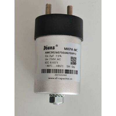 DIANZ交流滤波吸收电容 MKPA-MC CN 2UF 10UF UN 750V AC 1600V