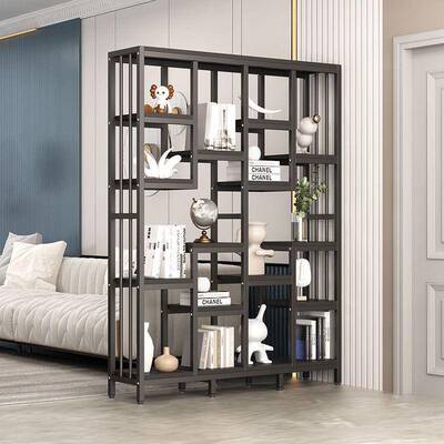落地置物客厅隔断书架现代多约创意花架简阳985台架收纳架功能展