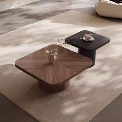 中古风桃轻奢极简客厅小569式胡户型组合家用设计意师大小方形茶
