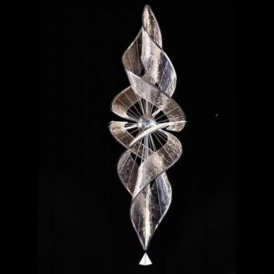 酒店客厅吊灯IGG亚克力艺术计飘带设师酒空店大大堂复式楼挑楼梯