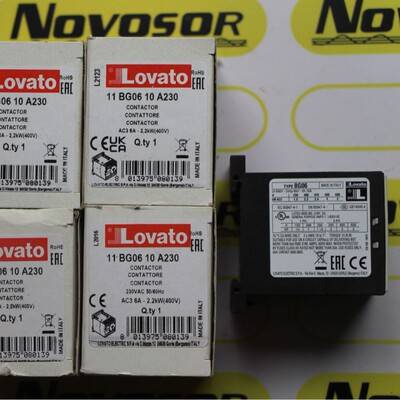 LOVATO接触器11 BG06 10 A230 BG0610A230  BG0610A咨询再订期货