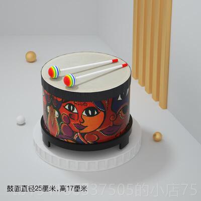 正品乐奥尔夫器乐玩韩具早教敲击玩教具国小地鼓生日礼物宝宝音手
