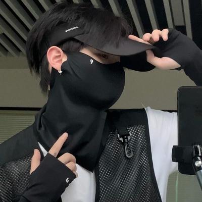 finestate专业户外防晒面基尼冰袖空顶帽防晒面罩口罩防晒帽鸭舌