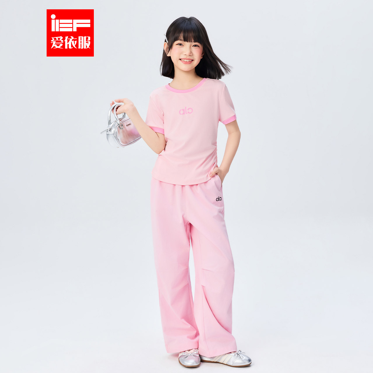 IEF/爱依服【童装】2026夏季新款韩系风时尚休闲运动上下套裤
