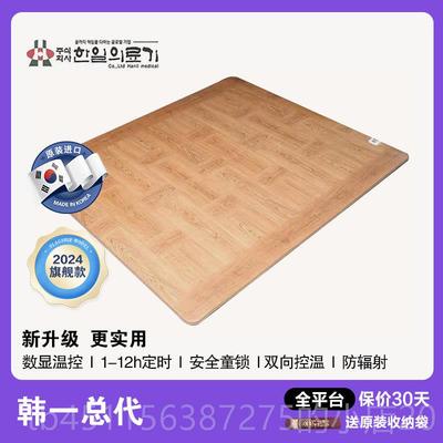 高档热韩国韩一进地地暖垫家用电热地毯客厅热毯碳晶发热地板加地