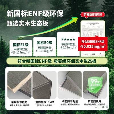 轻奢推门衣柜实木GRX生态板柜子卧大室家用现代拉简约移滑门衣橱