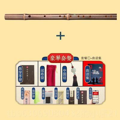 高档竹笛子初奏学入门GFE调梆笛零基础检定考试一紫CD曲节笛古风