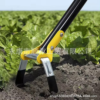 厂家stirrup hoe园林除草神器双刃锄头马镫锄刮草器马蹬锄头