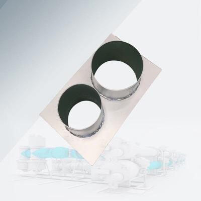 0组7D02热镀锌护密闭套管电气合穿墙密闭肋F人防气防密07FD02测量