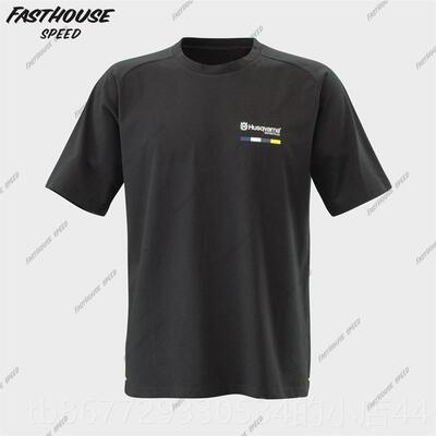 高档Husqva的rna新越野t恤Husqvarn短袖自行车装下坡服a装摩托服
