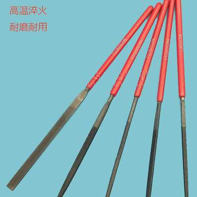 钢锉什锦锉扁平锉套装5支组圆锉半圆三角金属打磨模型锉SNF305HI