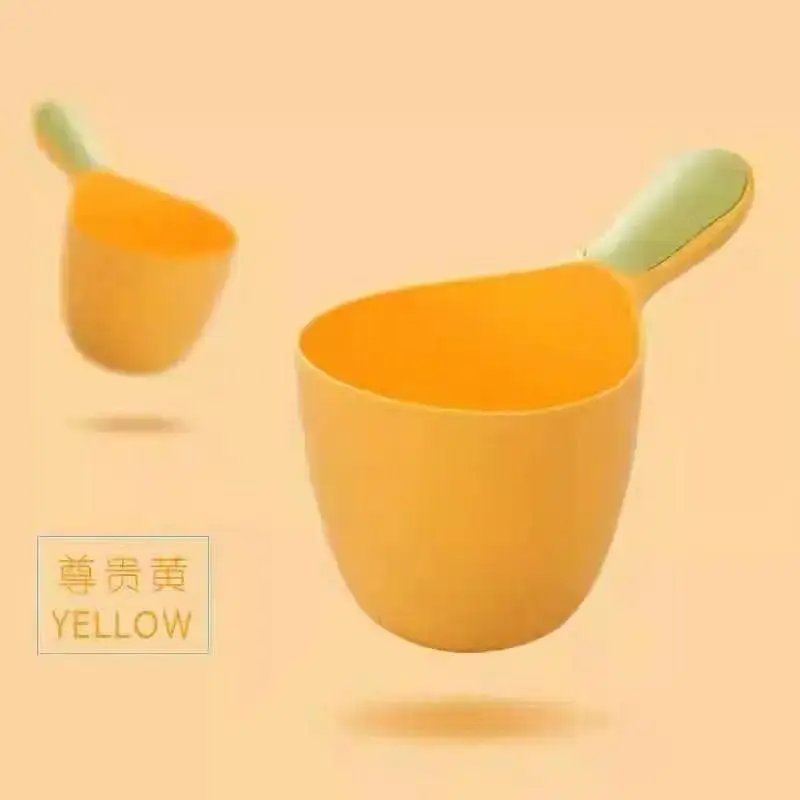 洗澡耐摔洗头杯勺子儿童加厚洗发杯水瓢可爱家用洗头发大号