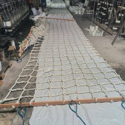 网船用攀爬网外攀爬拓展训练爬网幼儿园户攀爬网楼梯防护网攀TCV