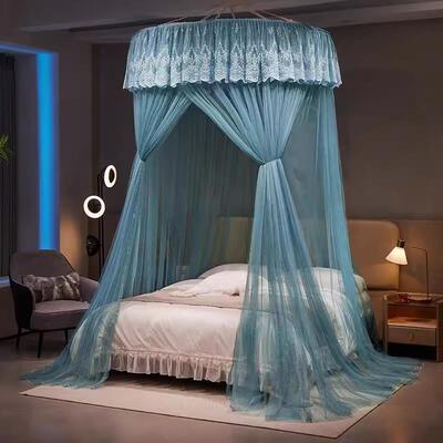 5特大吊顶大圆顶蚊床帐1.大-3米床加宽拼接婴-xj#b647儿床子母大