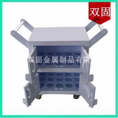 高档PP手推车双层耐蚀试剂车 化实验室小工推车学品耐酸腐碱推拉