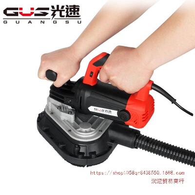 三头无磨尘凝打磨机三角地坪研磨机边UXH混土墙面面翻新地腻子无