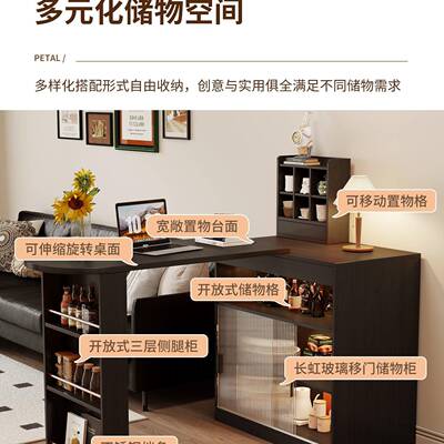 可伸缩吧台桌餐边边柜一体沙发柜小型户餐桌隔CSY断厅家用玄关客