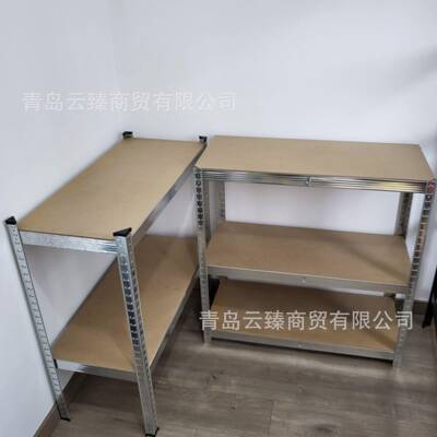 源头货架厂直供镀锌货架金工属角钢货662架物多规格多木板自由层