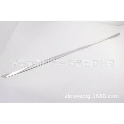 斯巴箱鲁15傲虎改装专用尾门饰条后饰条尾备门贴A款斯巴鲁BS材质