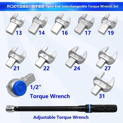 可扭矩扳开口扭力扳手预置可手调式高精头度换GLR力矩扳手