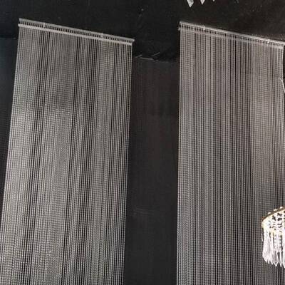 装饰珠帘屏亚风造景舞堂台婚礼亚克力婚路庆LLP背景克力镂空吊顶