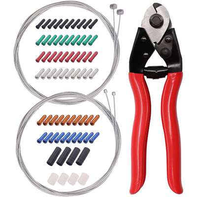 weideer 73Pcs Bicycle Brake Cable Shifter Cable with Bike Ca