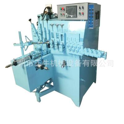 伺圆服扁铁扁全钢打圈对焊一AVD体机椭线异形线打圈碰焊一体机