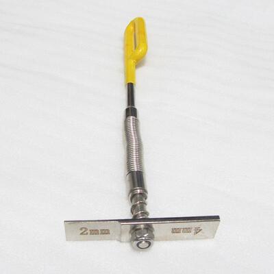 铁路道岔密贴复合检查测锤2mmmm64mm10mm轨缝检QLW片密贴调整锤