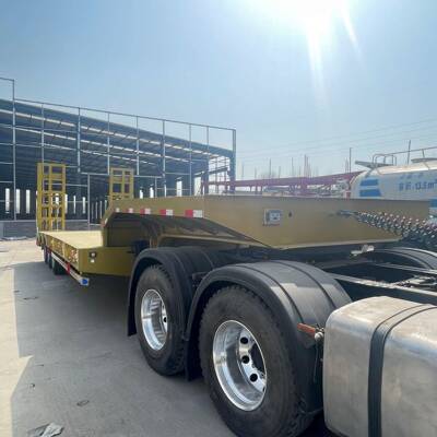 挖机拖运板车低平27478挂车平板板拖车半挂自卸车牵引卡车勾车机