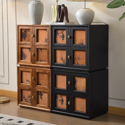 中古木风物电视柜卡门柜床头柜客厅家用合复71234古风实储落地卡