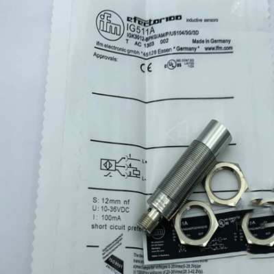 耐碰撞全金属电感式接近开关IG511A IG501A 接近开PNP 常开