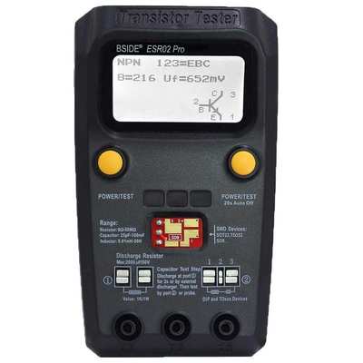 BSIDE ESR02Pro晶体管仪电解晶体管表电阻电感电容仪