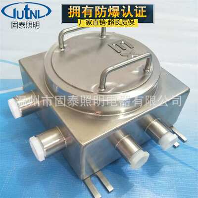 定做不锈钢防爆接线箱IIC级  BXJ51-400*400防爆空箱 304316材质