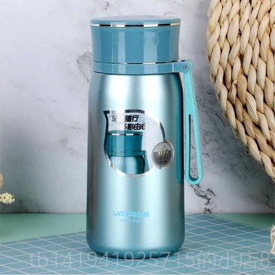 正品泰保温杯女士高颜值可爱泡茶杯学生巧便杯携简约水小子刻亚字