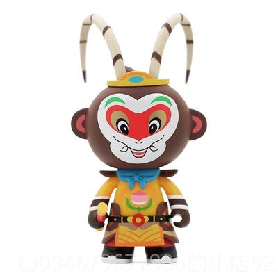 正品美影正版大闹天宫玩 齐天大圣 孙悟淘公仔玩具手办偶车载空摆