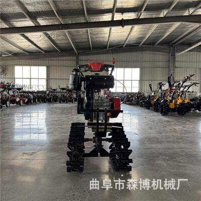 农用小型履带微地耕机IGC手扶硬链轨式油旋柴耕机地深翻趟犁田开