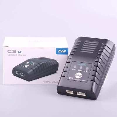 航模ToolkitRC C3平衡充电器 2S 3S 25W LiPo LiHv简易通用充FPV