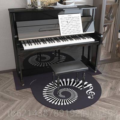 高档立式琴隔音地毯吸音音圈消绒地垫加厚热录音室隔减震降噪可定