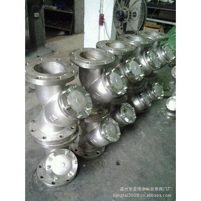 法兰过滤器GL41WPN16、PN25、PN40、PN64不锈钢过滤器