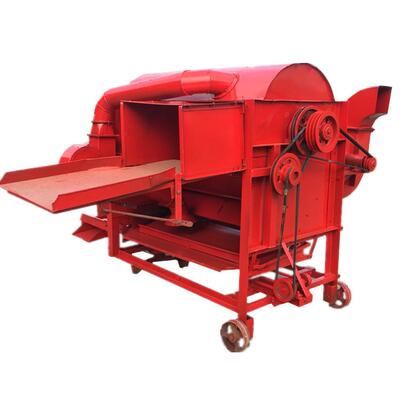 油菜脱粒机5TD-125型四清脱粒机农村合作社移动式大型脱粒机价格
