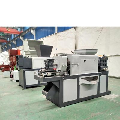 供应塑料薄膜挤水造粒机PP编织袋减容机纸厂料挤干切粒机