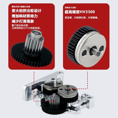 3D打印机HGX挤出机全金属AE 替换Orbiter VORON Ender3近程E3DV6