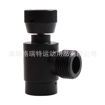 sodastream充气头黑色CGA320苏打气瓶充气ASA接头瓶CO2适配器