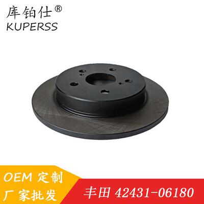 汽车刹车盘42431-06180/42431-33160适用于新款凯美瑞后盘烤漆