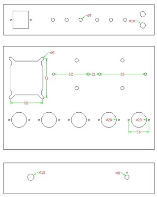 DIY自由创作电子管胆机功放机箱 耳放不锈钢机箱机壳6N8 6P3P
