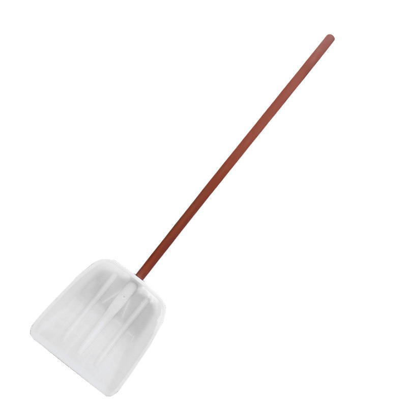 BT-3型39宽白色塑料锨加厚塑料锹大号铲子垃圾铲锹粮食铲加长柄雪