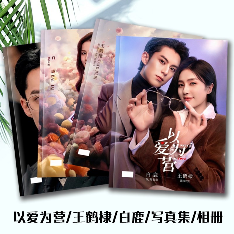 以爱为营写真周王鹤相白鹿剧照画册明星画册棣册时宴郑书意集边